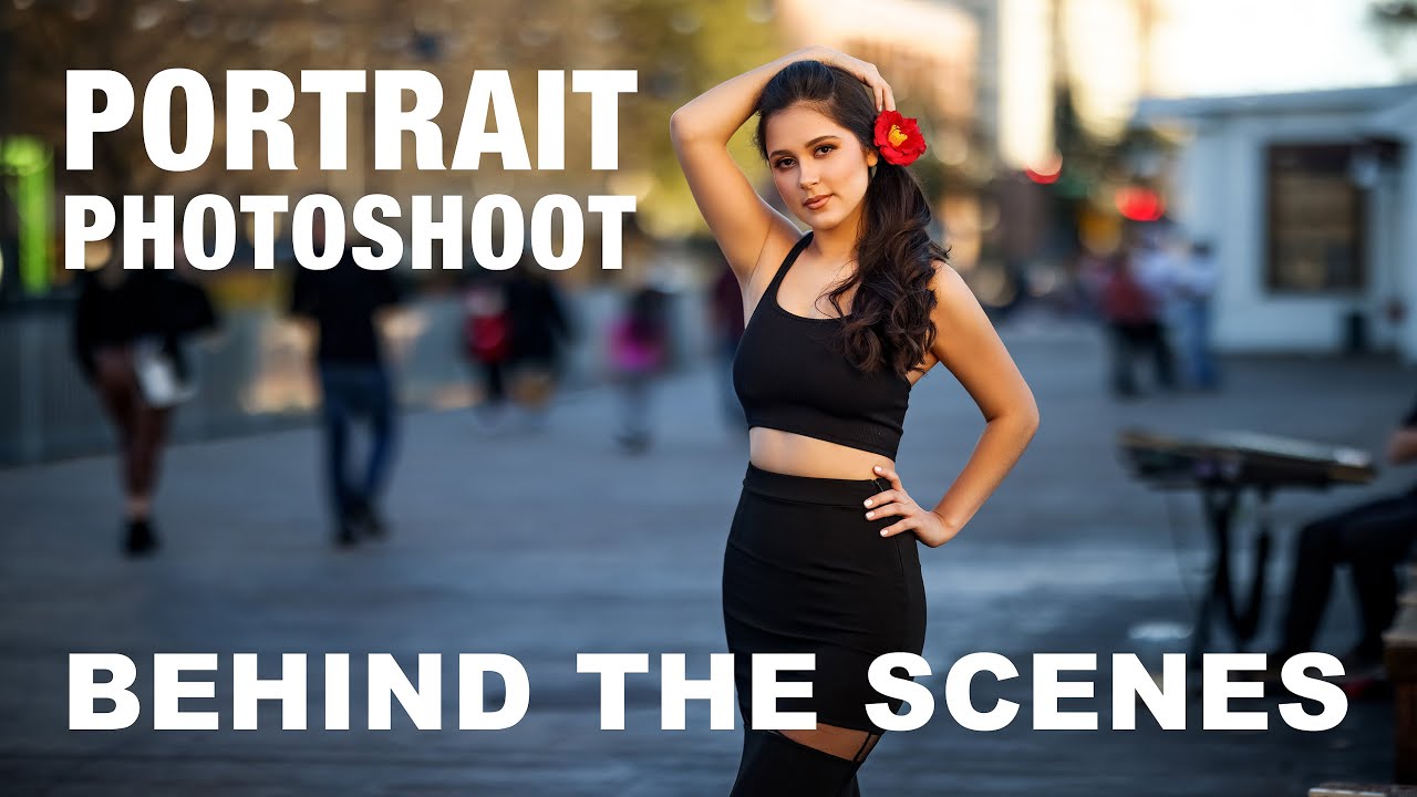 Behind the Scenes Portrait Photoshoot | Canon EOS R5, RF 85mm 1.2, RF ...