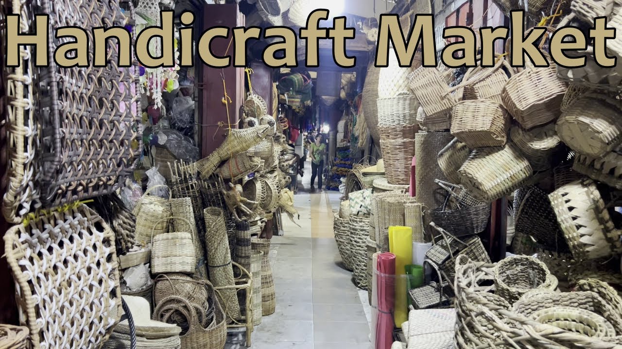 Handicraft at Bacolod Central Market - YouTube