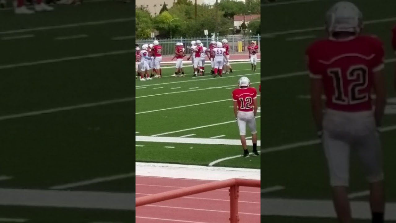 Jordan Dominguez #5 QB keeps for TD [SHS Soph yr. 2019-20] - YouTube