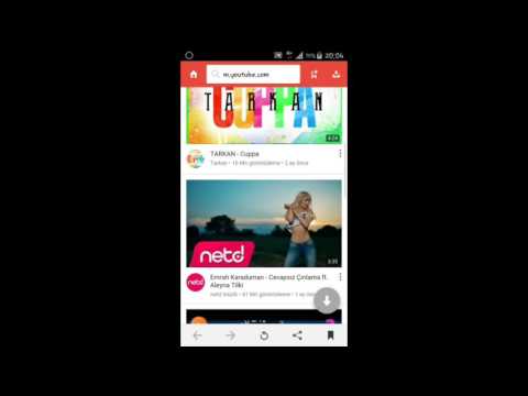 Android Telefonunuz ile Facebook, Twitter yada Youtube'dan Video indirme