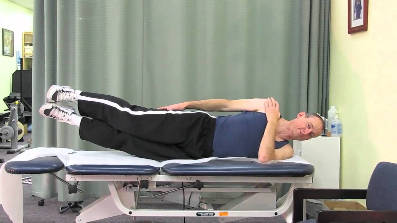 Side Double Leg Raise - YouTube