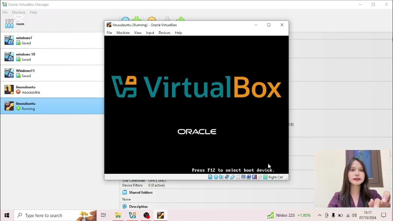 Cara Menginstall Linux Di VirtualBox - YouTube