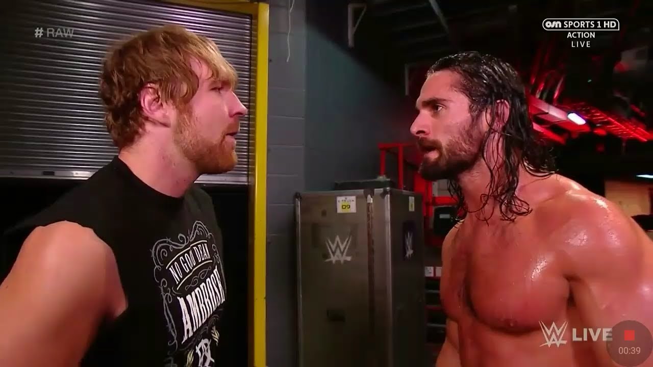 Seth Rollins And Dean Ambrose Backstage 7 Aug 2017 - YouTube