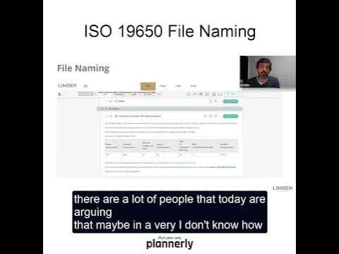 ISO 19650 File Naming in the Plannerly BEP - YouTube