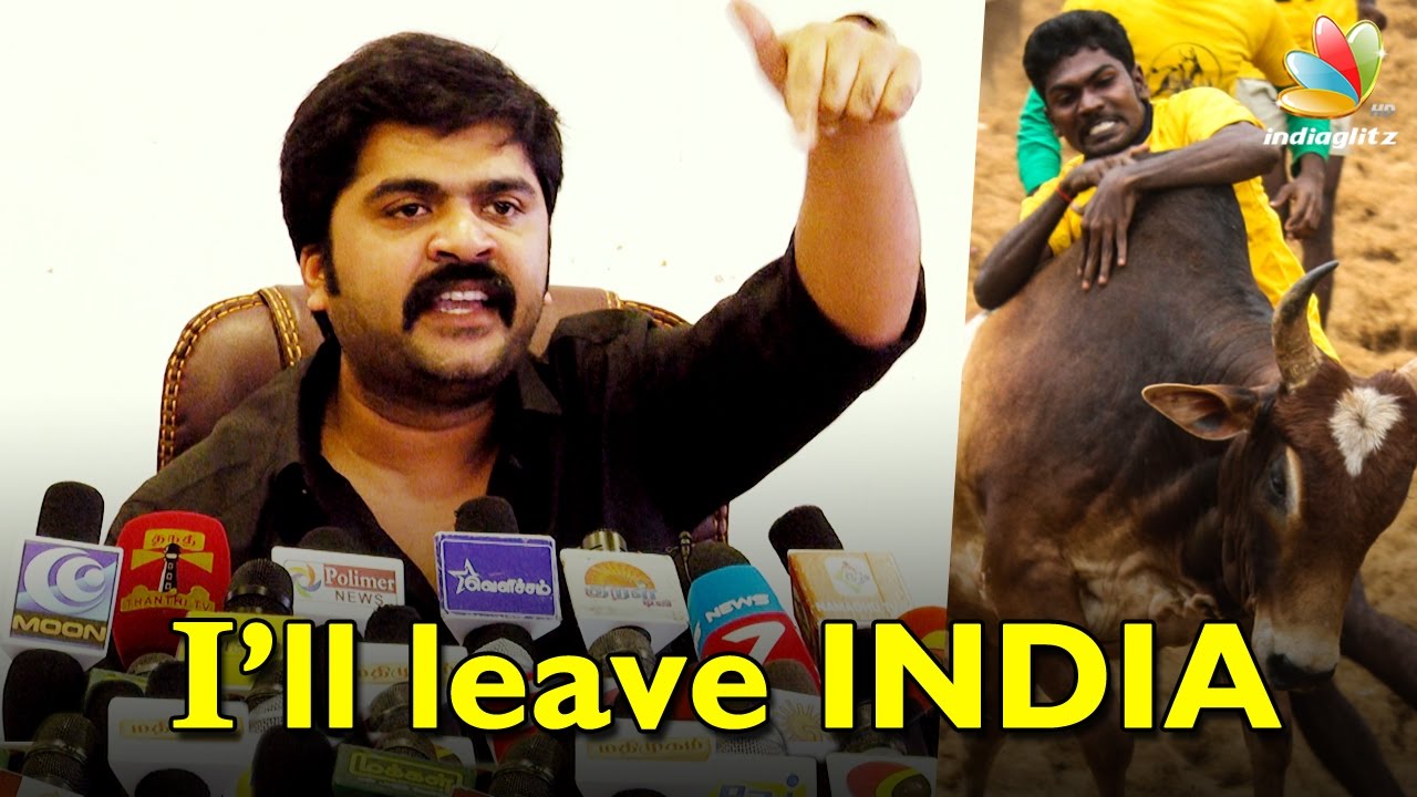 Simbu Angry Speech: I'll Settle in US if You Don't Stand for Jallikattu ...