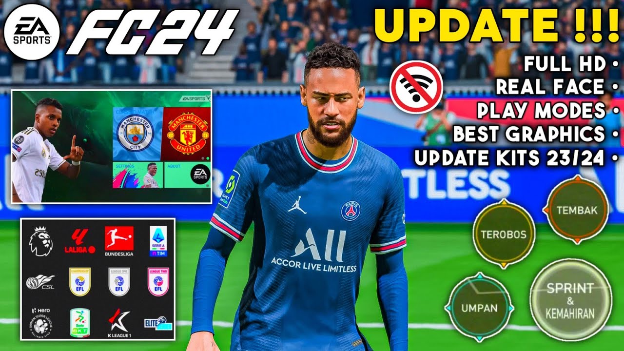 FIFA 16 MOD EA Sports FC 24 Android OFFLINE GRAFIK HD Update Full Menu ...
