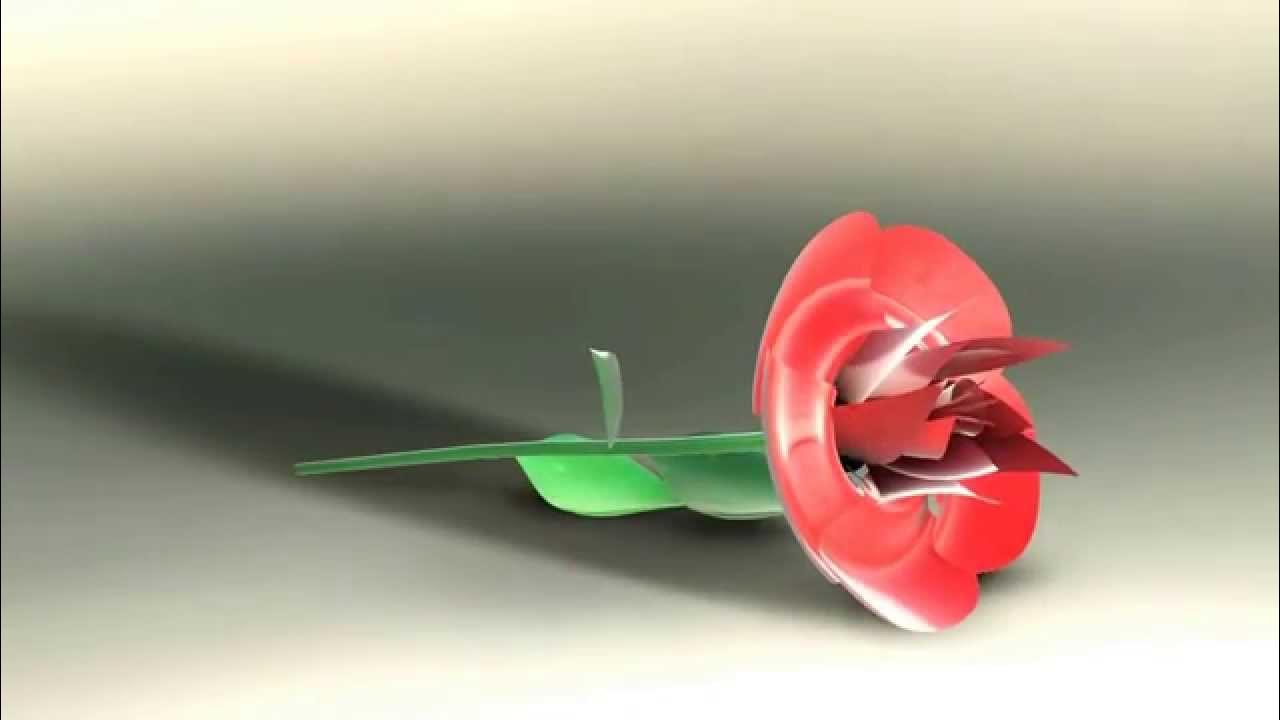 Flower. Autodesk Inventor + Autodesk Showcase - YouTube