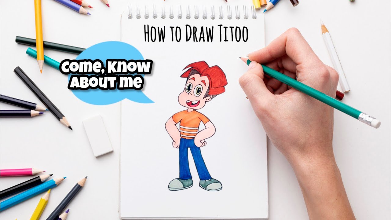 How to Draw Titoo|Indian animated show|About Titoo|Story| Naughty|fun ...