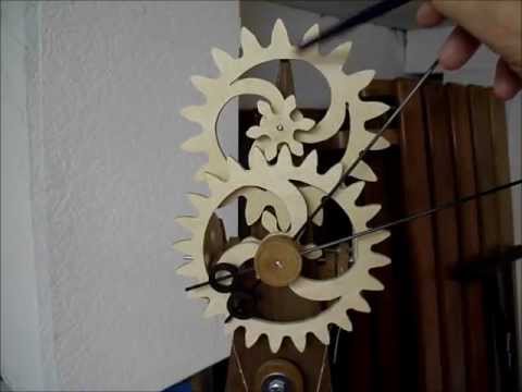 Steampunk Clock Prototype Runs.wmv - YouTube