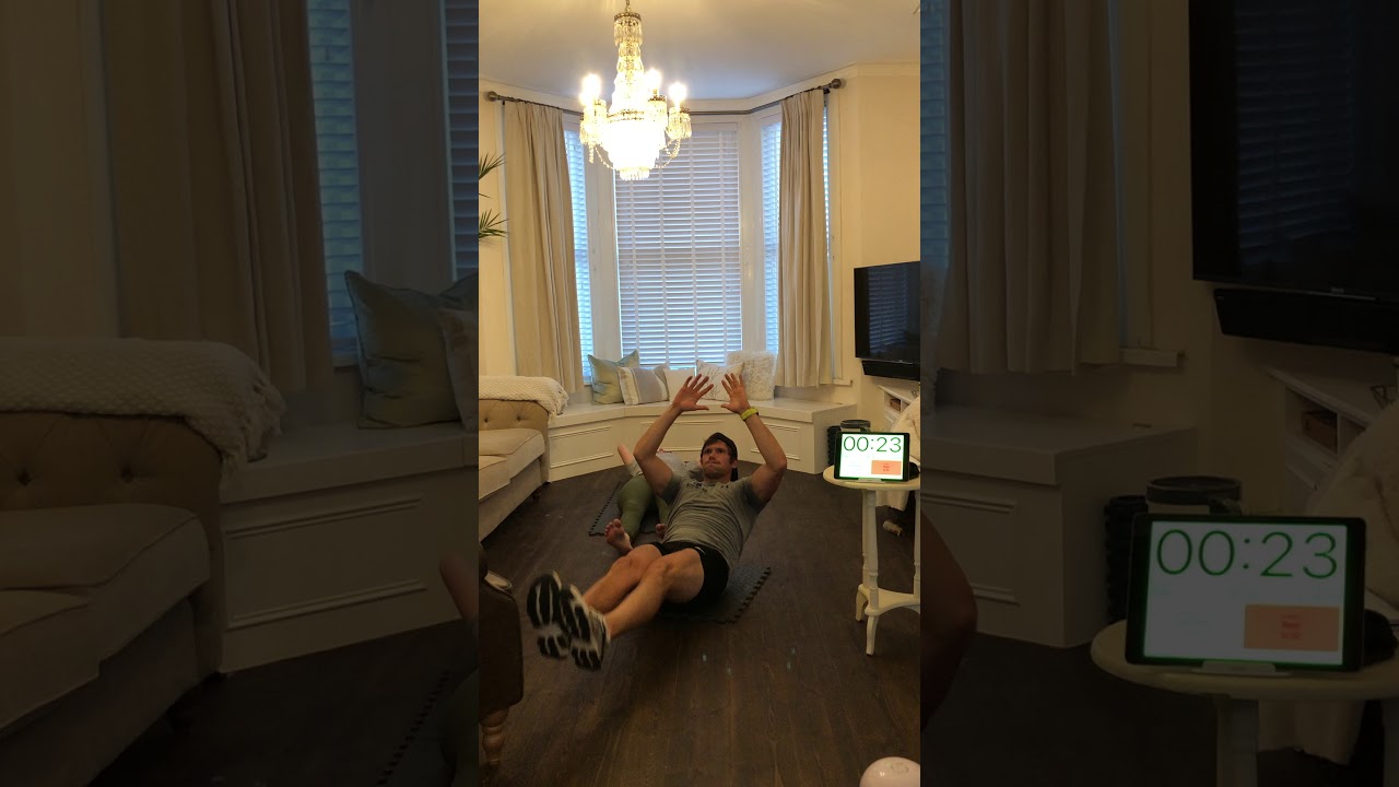 Commando home HIIT club - week 13 core! - YouTube