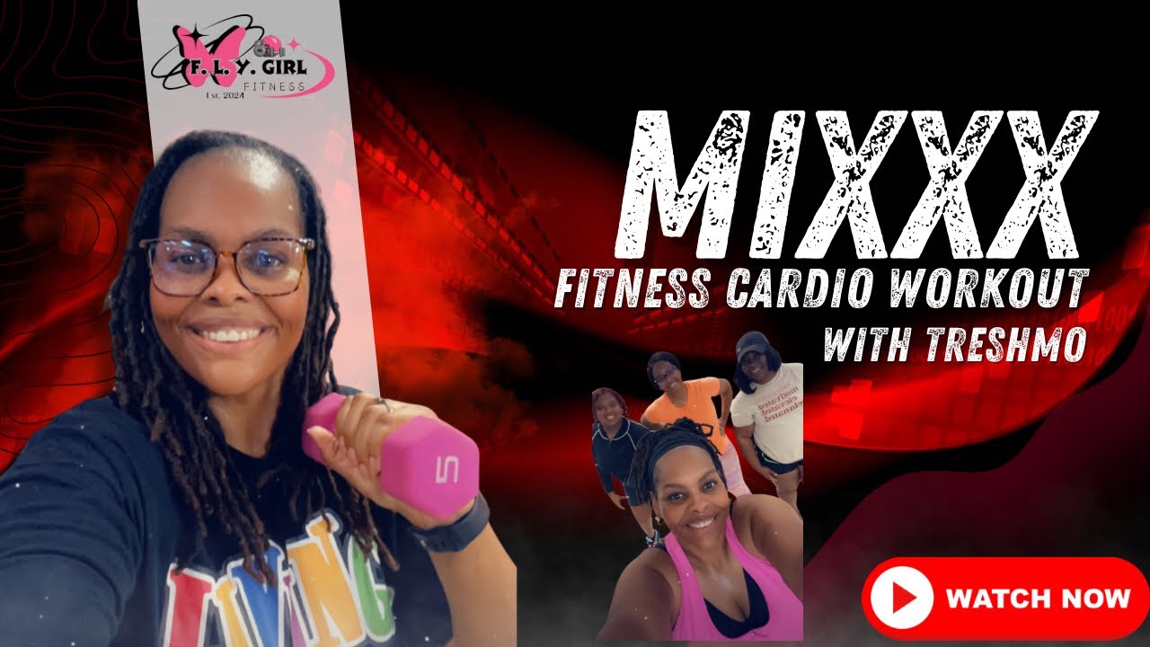Mixxx Fitness Cardio Workout | Step Aerobics | Dance Fitness - YouTube