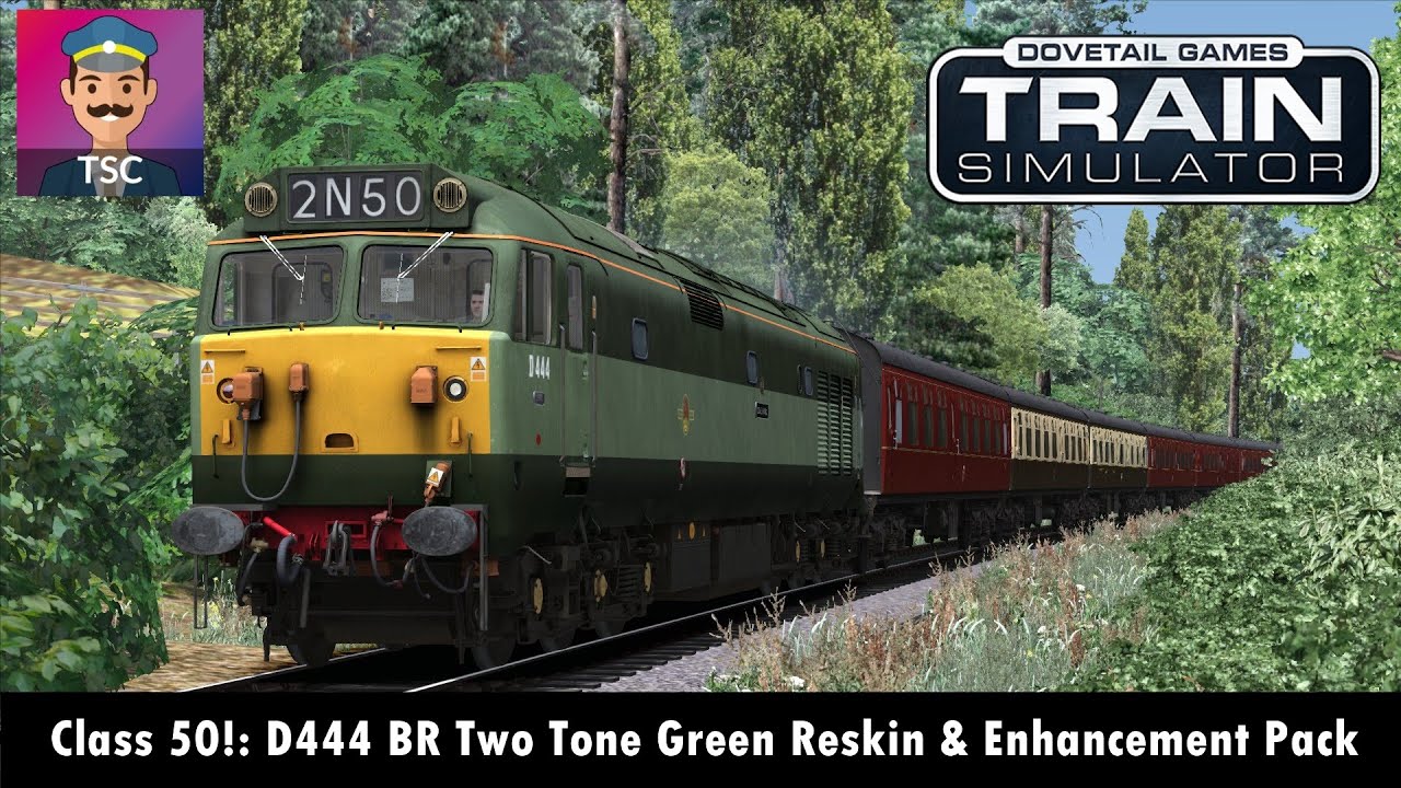 TS Classic - Class 50 D444 Reskin & Enhancement Pack Review - YouTube
