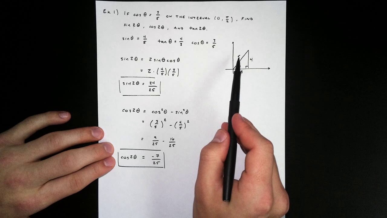 Using the Double-Angle Trigonometric Identities - PreCalculus - YouTube