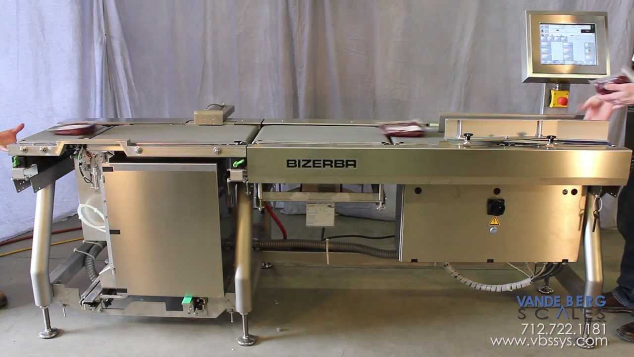 Vande Berg Scales Supplied GMI-70 Bizerba Weigh Price Labeler - YouTube