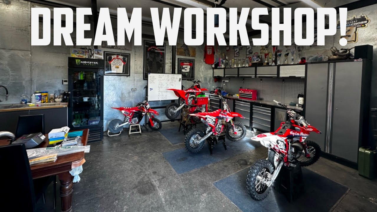 MY DAD BUILT HIS DREAM WORKSHOP! - YouTube