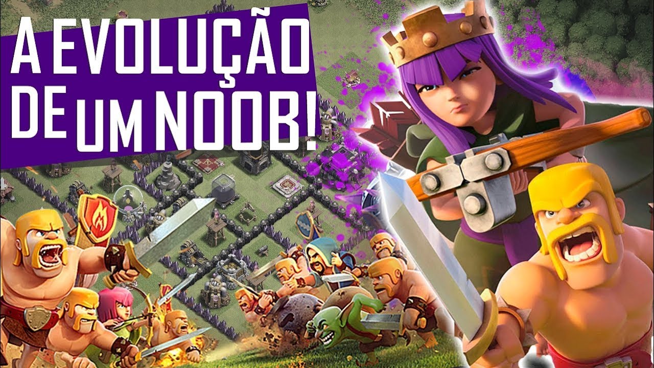 A EVOLUÇÃO DO CV9 NOOB,MAIS PRÓ DO CLASH TA INSANA! | RECUPERANDO UM ...