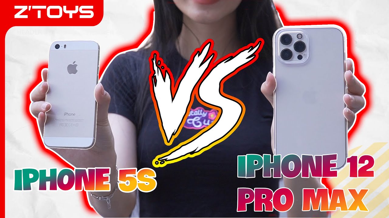 So sánh iPhone 5S vs iPhone 12 Pro Max: BẤT NGỜ LUÔN !!! - YouTube