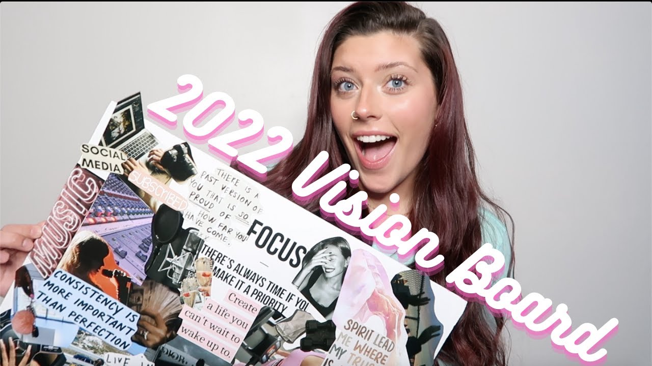 How To Make A Vision Board for 2022| Manifest & Achieve Your Goals ...