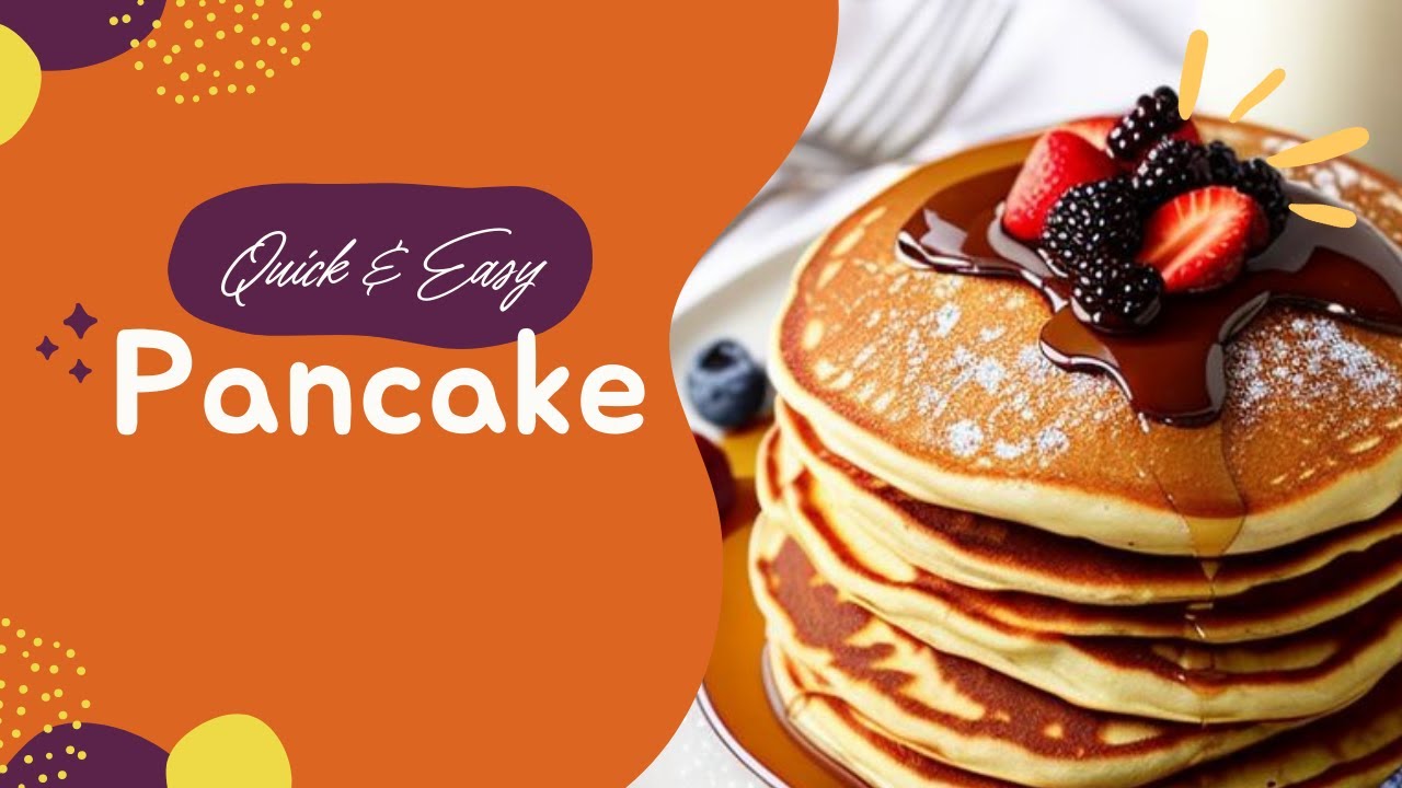 Easy Pancake Recipe for Beginners | No Fail Method - YouTube