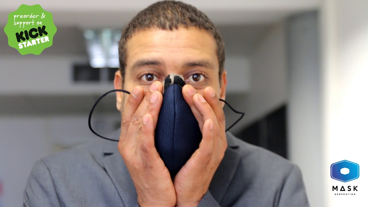 The FIRST heat reactive pollution mask (HALLOWEEN SPECIAL) - YouTube