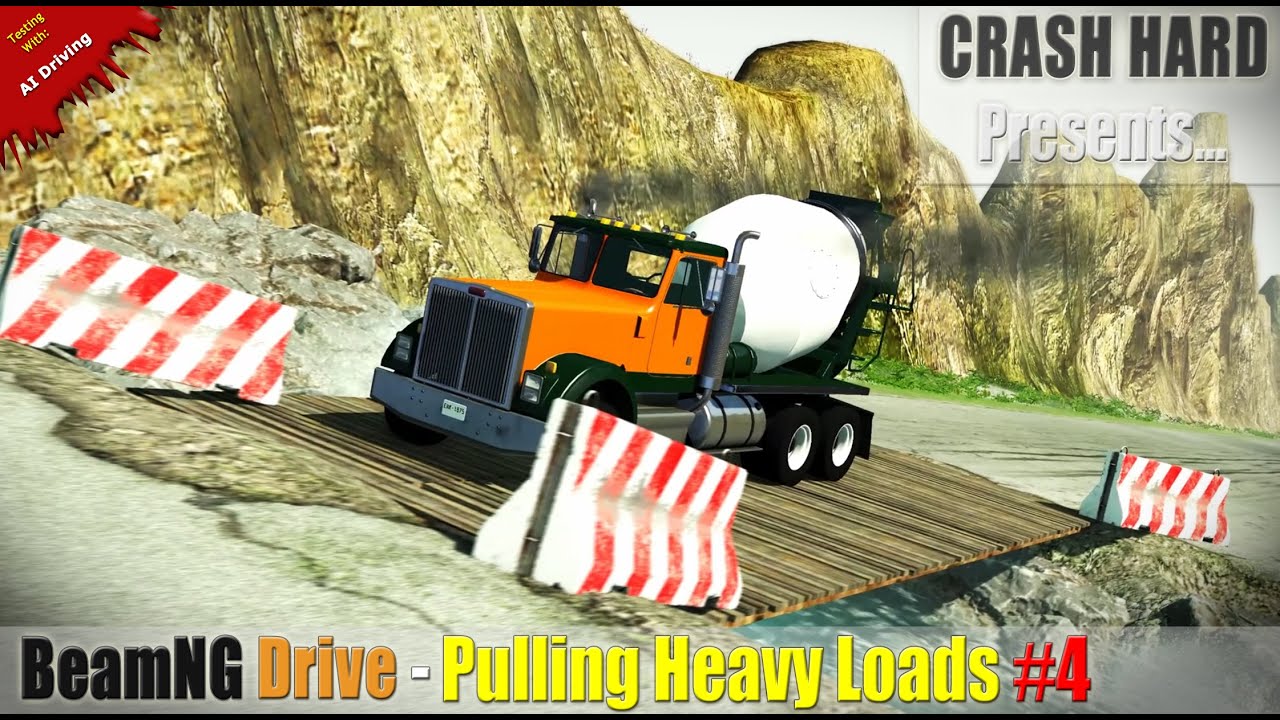 BeamNG Drive - Pulling Heavy Loads #4 - YouTube