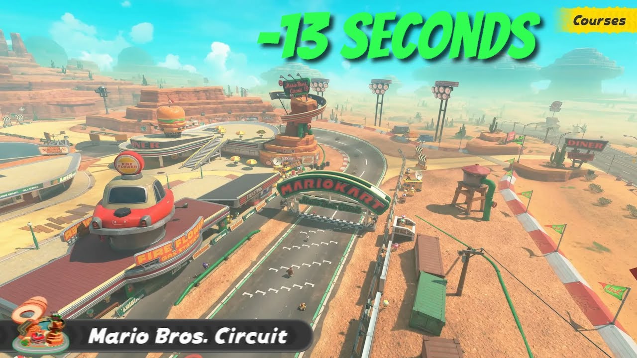 Learning The Fastest Way To Race Mario Bros. Circuit - YouTube