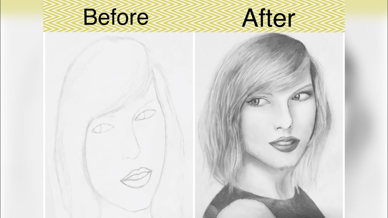 Drawing Taylor Swift | Realistic Drawing - YouTube