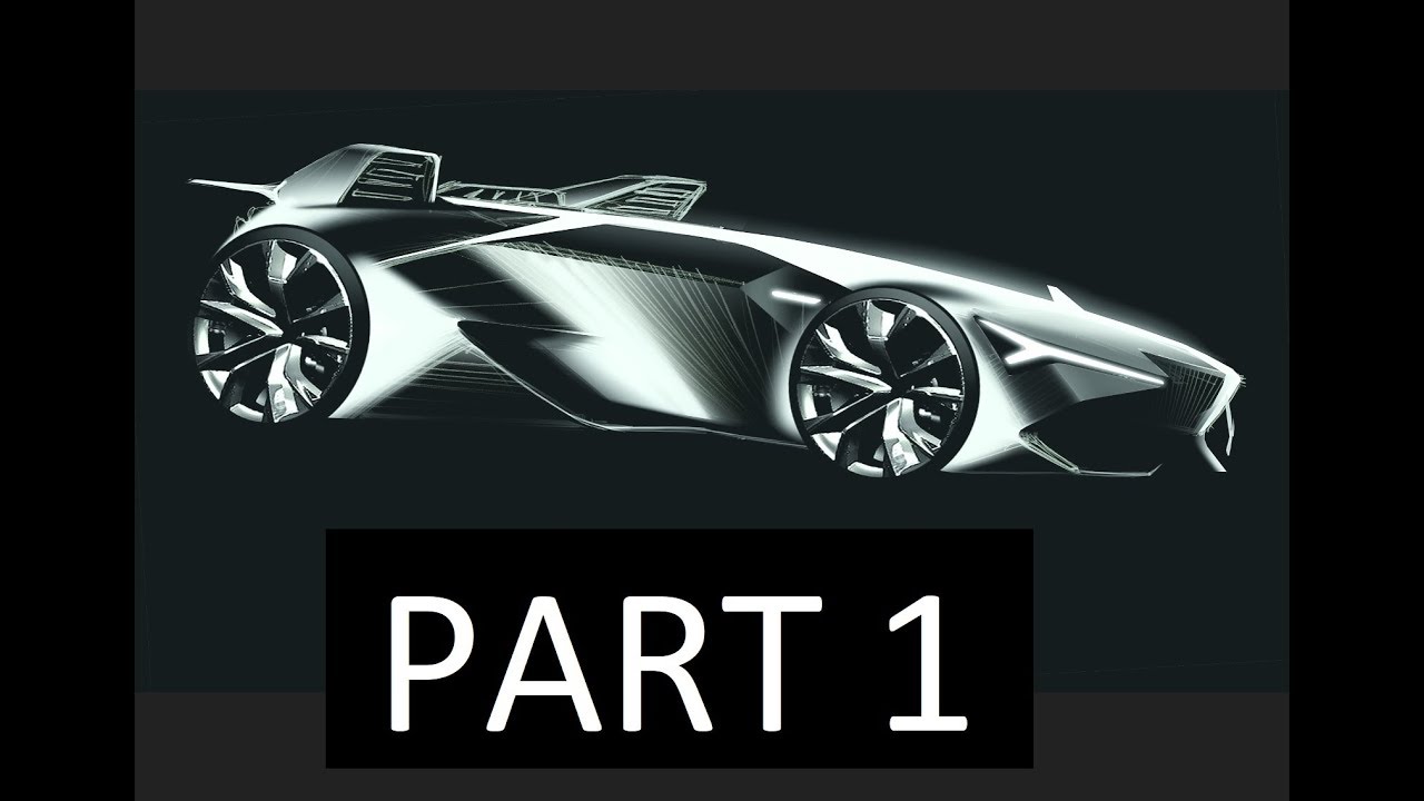 Alias Sketch Modeling Car 01 Part 01 - YouTube