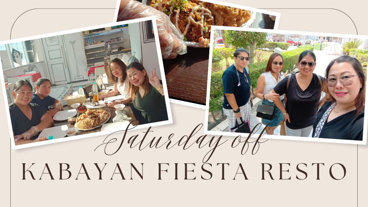 Let's visit Kabayan Fiesta Resto #saturdayvibes #ofwlife #pinoyfood # ...