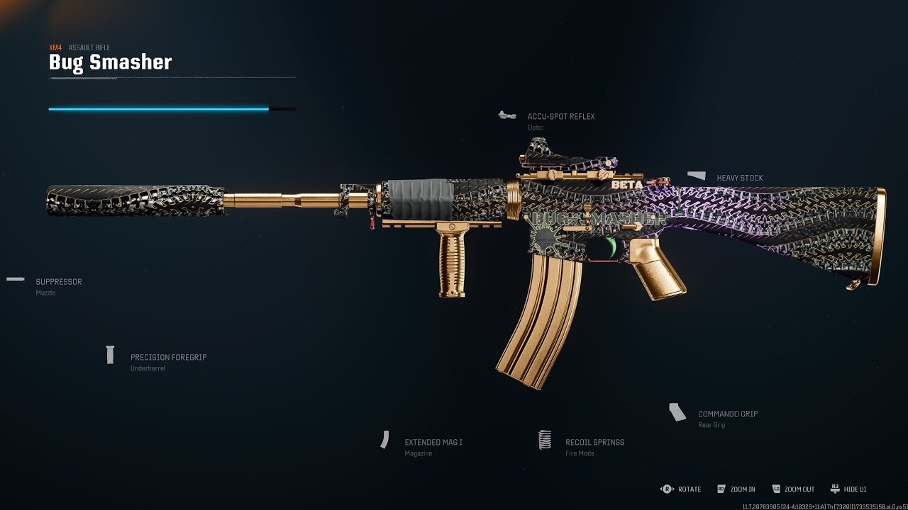 DARK SPINE XM4 ASSAULT RIFLE! - YouTube