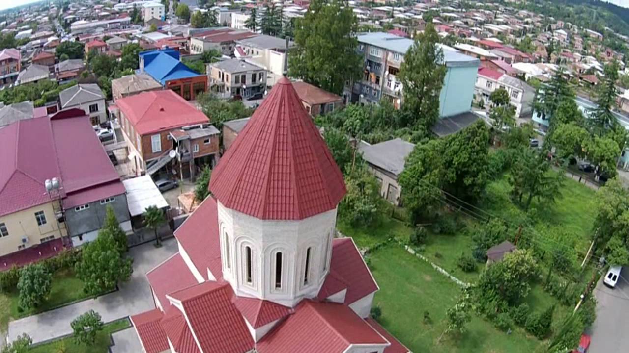 სენაკი senaki.იოანე ნათლისმცემლის სახელობის საკათედრო ტაძარი - YouTube