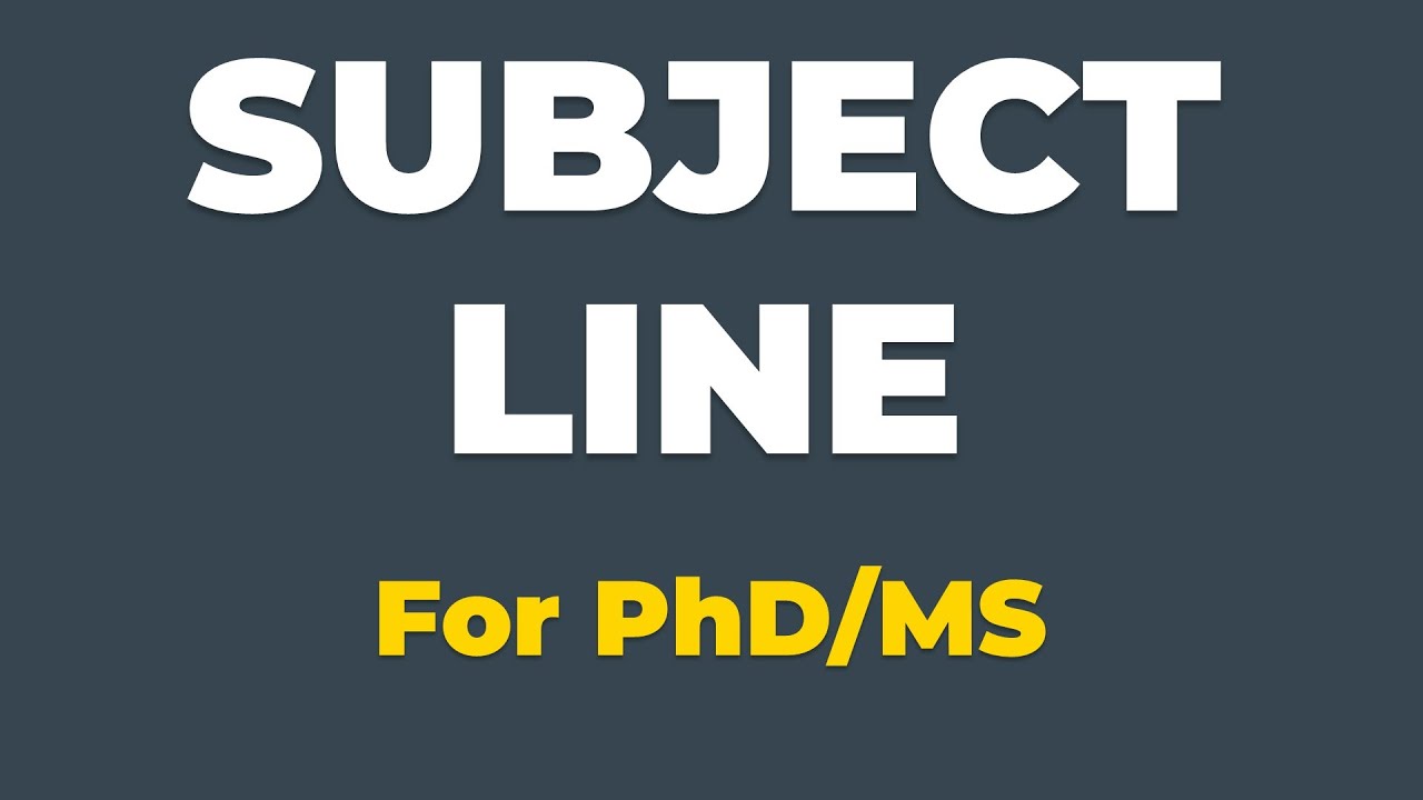 How To Write Email To A Supervisor? How To Choose Subject Line? - YouTube