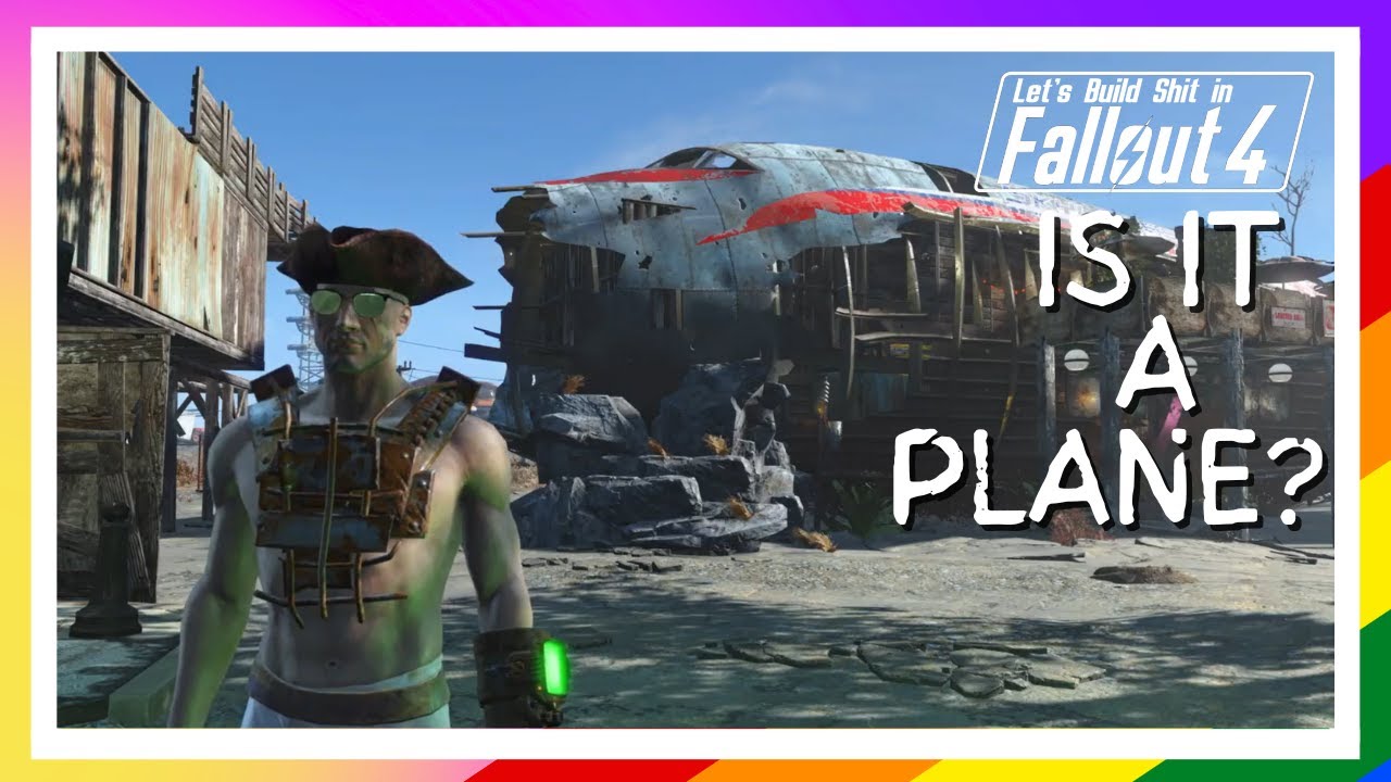 I turned a plane wreck into a fancy restaurant! (Fallout 4 build ...