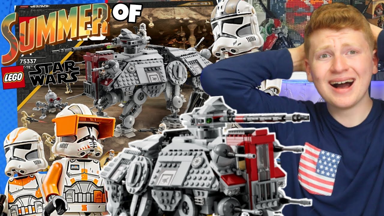 🔴I FINALLY GOT THE LEGO 212TH AT-TE SET! SUMMER OF LEGO SW LIVE ...
