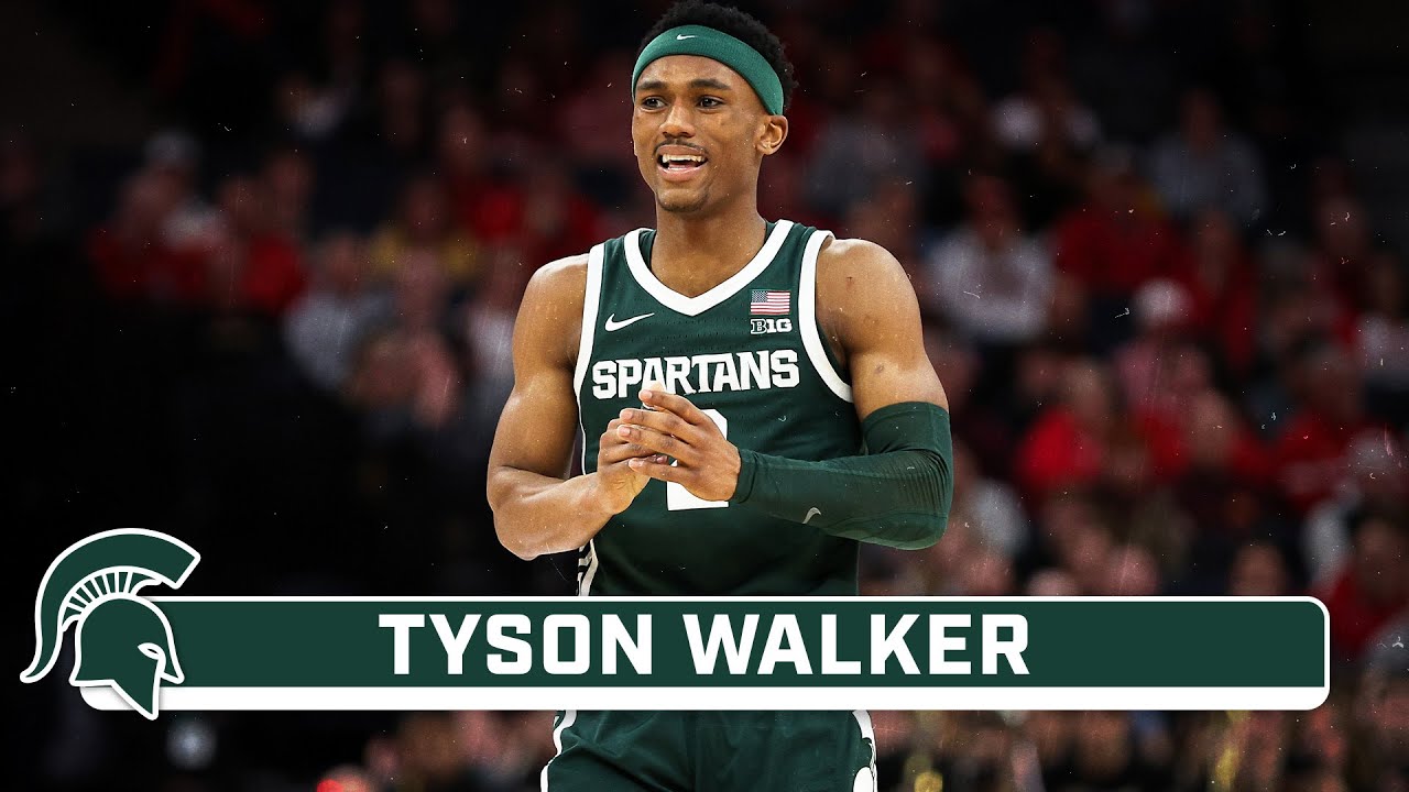 2024 Senior Highlights: Michigan State G Tyson Walker | Michigan State ...