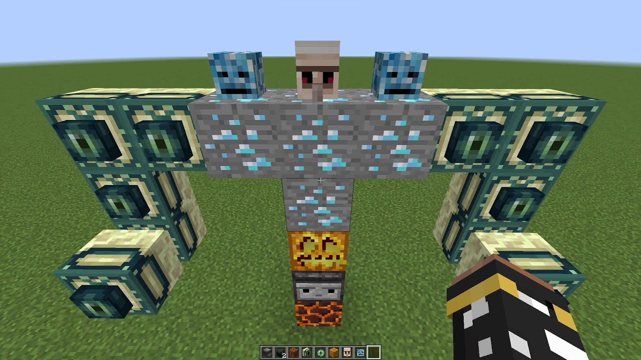 what if you create a MULTI ICE GOLEM in MINECRAFT - YouTube