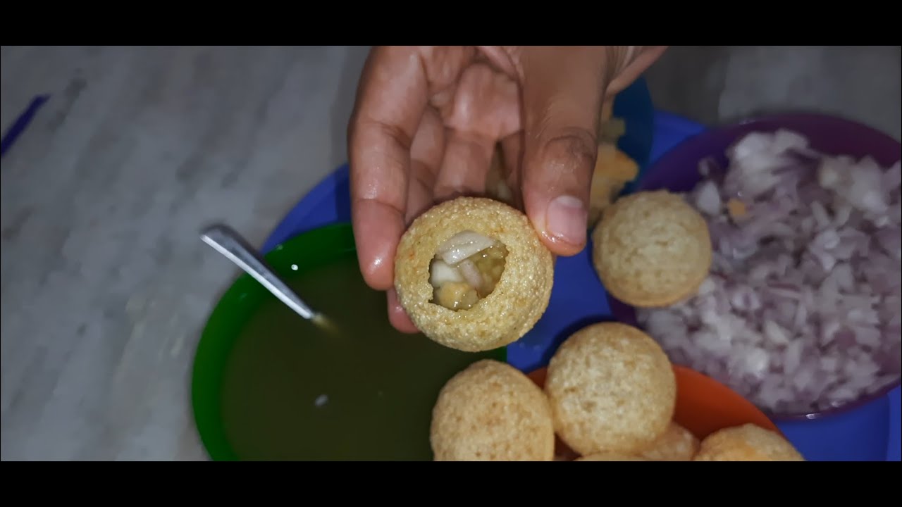 Pani puri preparation||Easy way to prepare pani puri || - YouTube