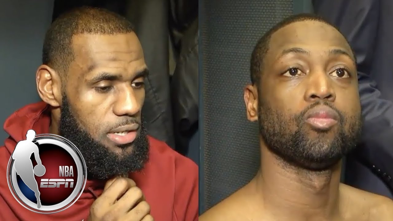 Lebron James En Dwyane Wade Strand