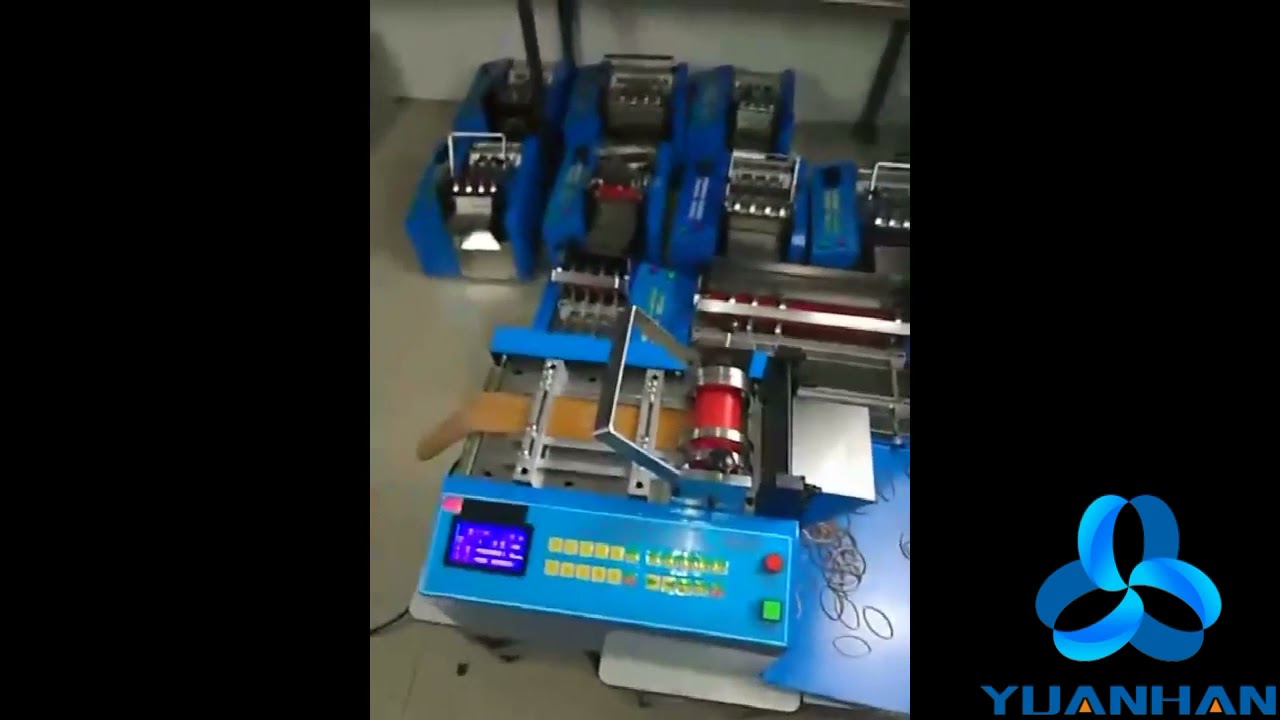 Automatic rubber band cutting machine, automatic hair band cutting ...