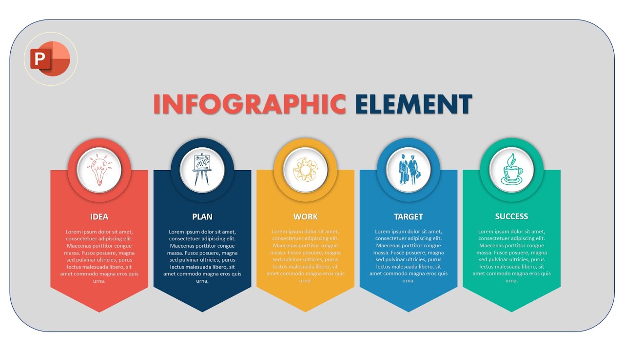 Modern infographic table template design - YouTube