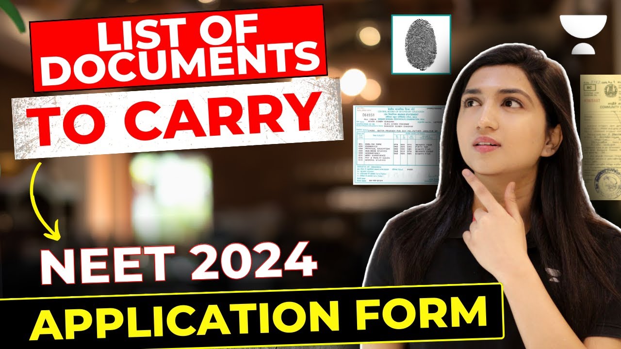 NEET 2024 Application Form | List of Documents Required | Akansha ...