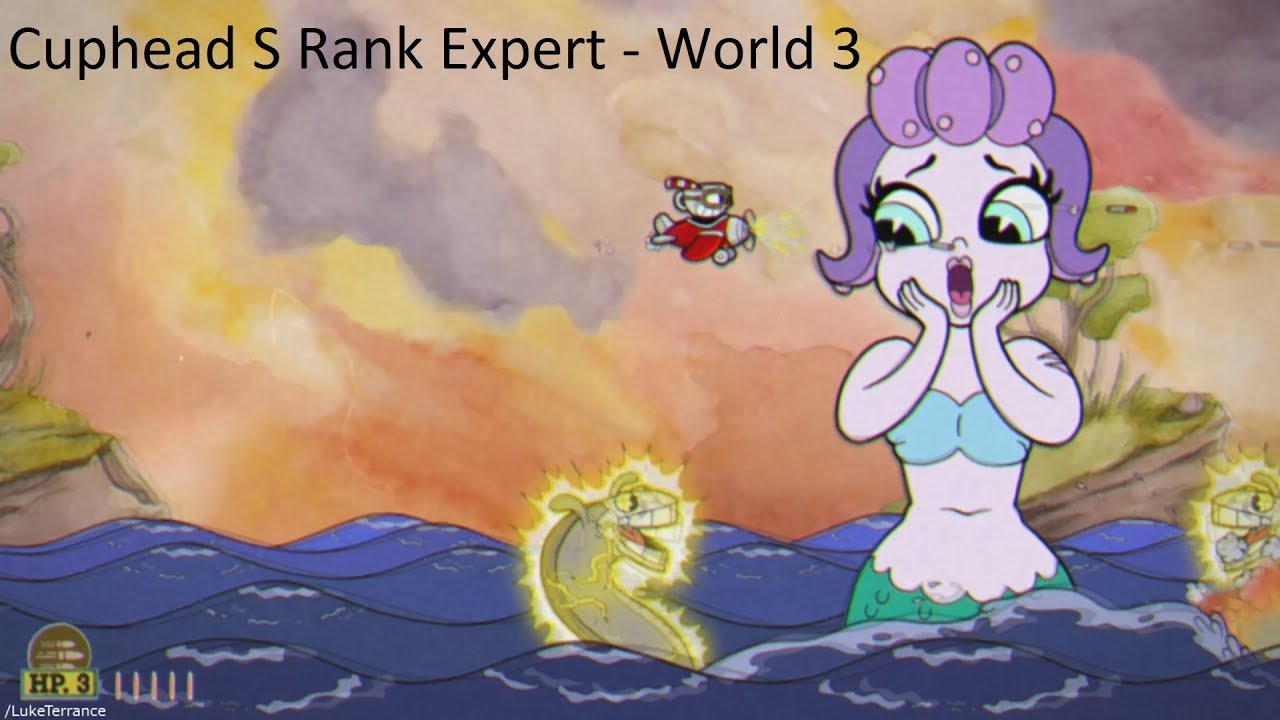 Cuphead - Rank S Expert - World 3 All Bosses - YouTube
