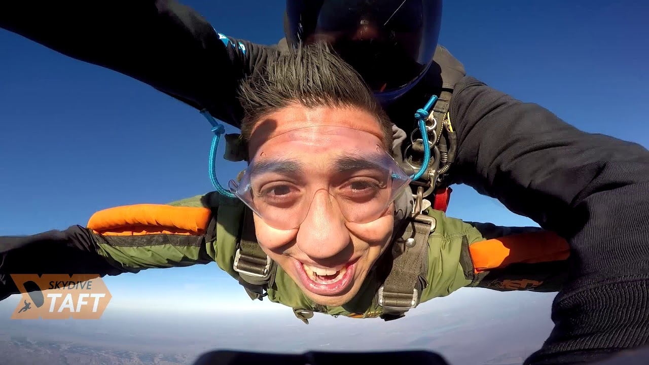 Tandem Skydive | Estevan Garcia from Norwalk, CA - YouTube