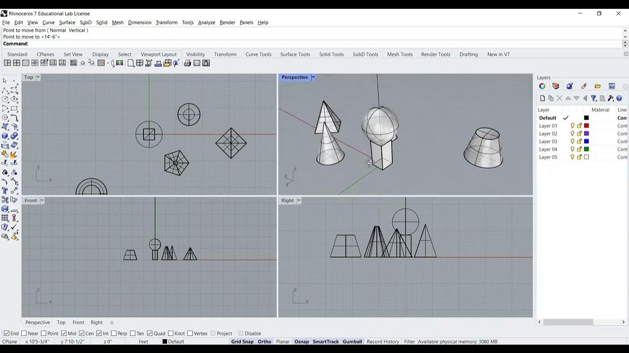 Rhino: Solid Primitives - YouTube