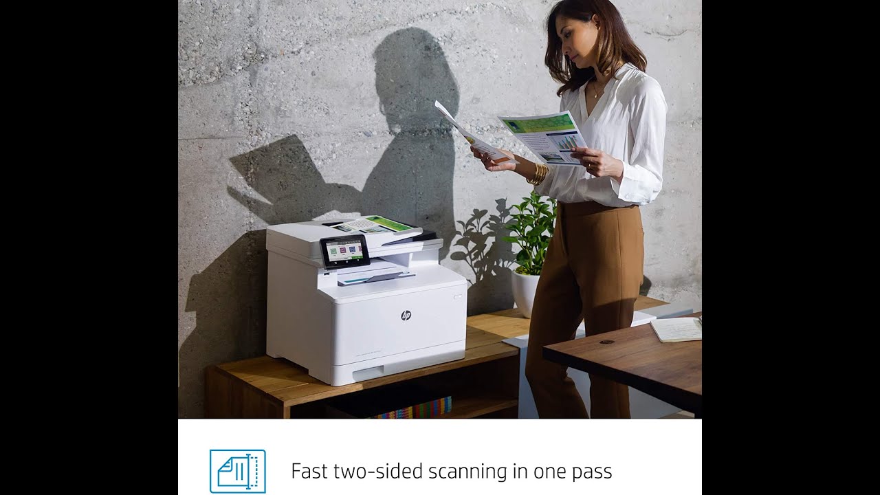 HP Color LaserJet Pro Multifunction M479fdw Wireless Laser Printer ...