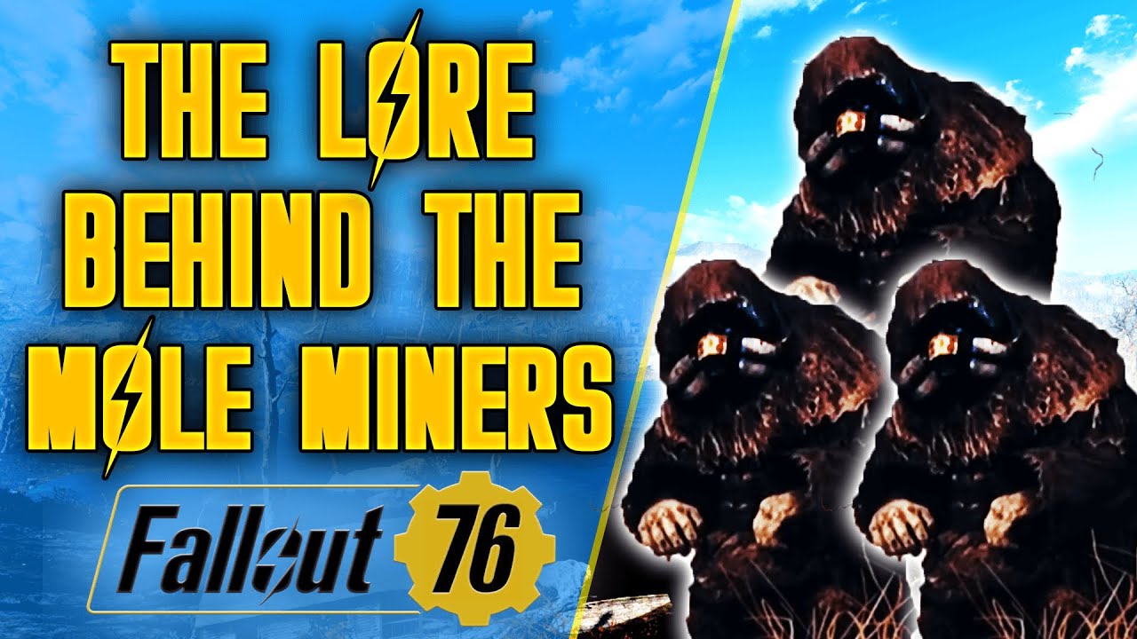 Fallout 76 Mole Miner Lore - YouTube
