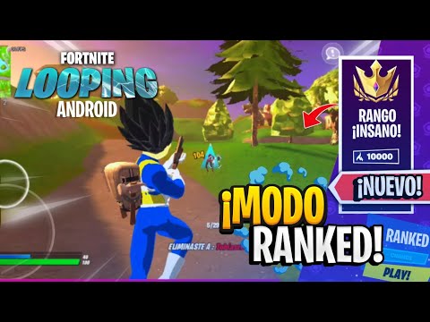 Jugando Nuevo Modo Ranked con Vegeta en Fortnite Looping Mobile ...