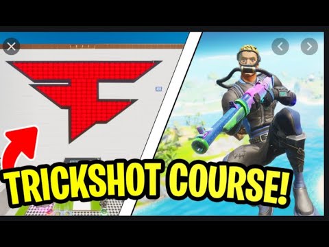 Fortnite faze kaz trickshot map 4.0 live! - YouTube