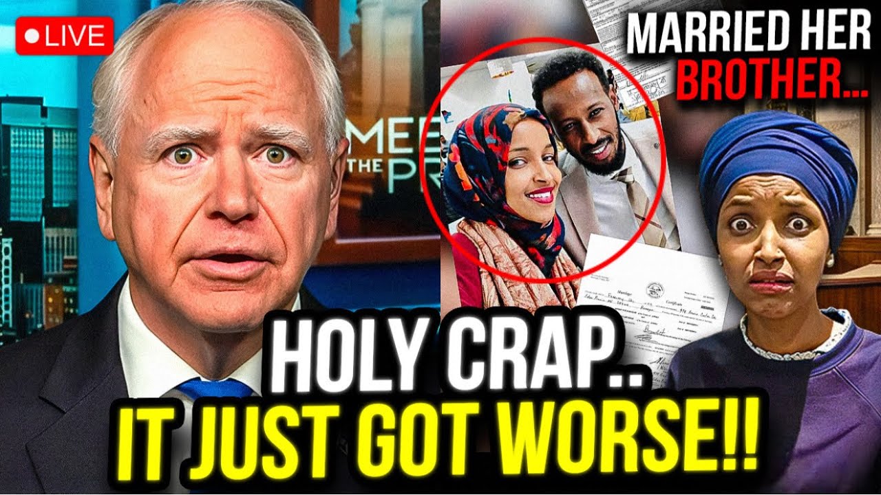 PANICKING Tim Walz Makes CRIMINAL ADMISSION as Ilhan Omar SURRENDERS ...