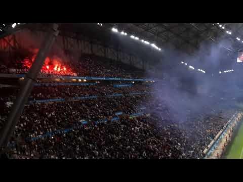 OM - TOULOUSE FC / Entrée des joueurs + Tifo + But. - YouTube